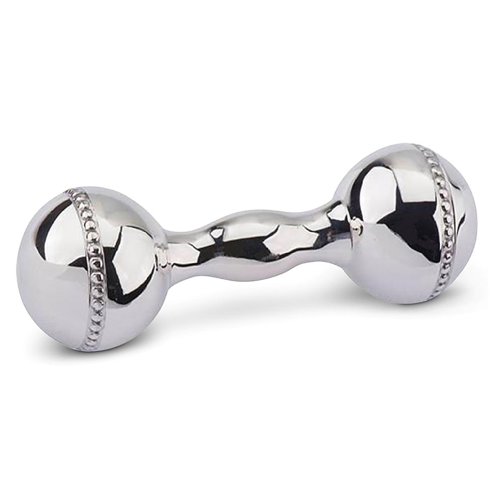 Sterling Collectables: Cunill Beaded Sterling Baby Rattle