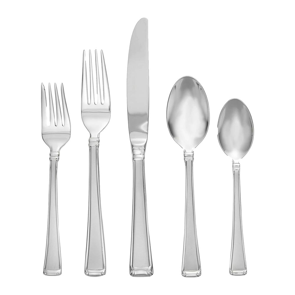 Sterling Collectables: Gorham Column 45 Piece Stainless Steel Flatware Set