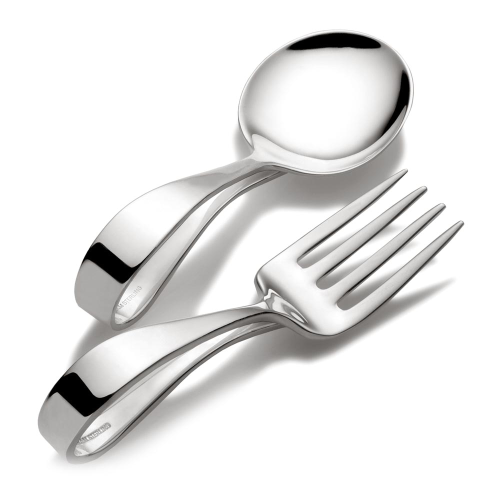 Sterling Collectables: Gorham Loop 2-Piece Sterling Baby Flatware Set