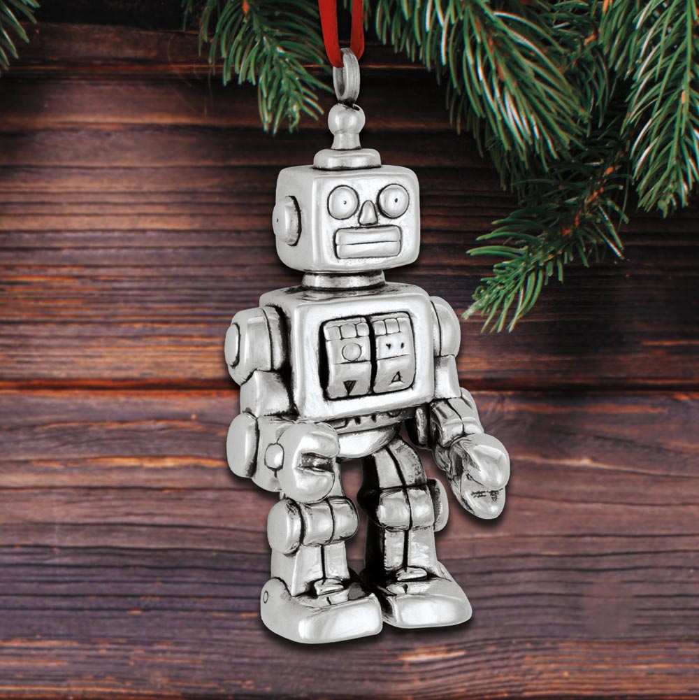 Sterling Collectables: Horsefeathers Robby Robot Sterling Ornament