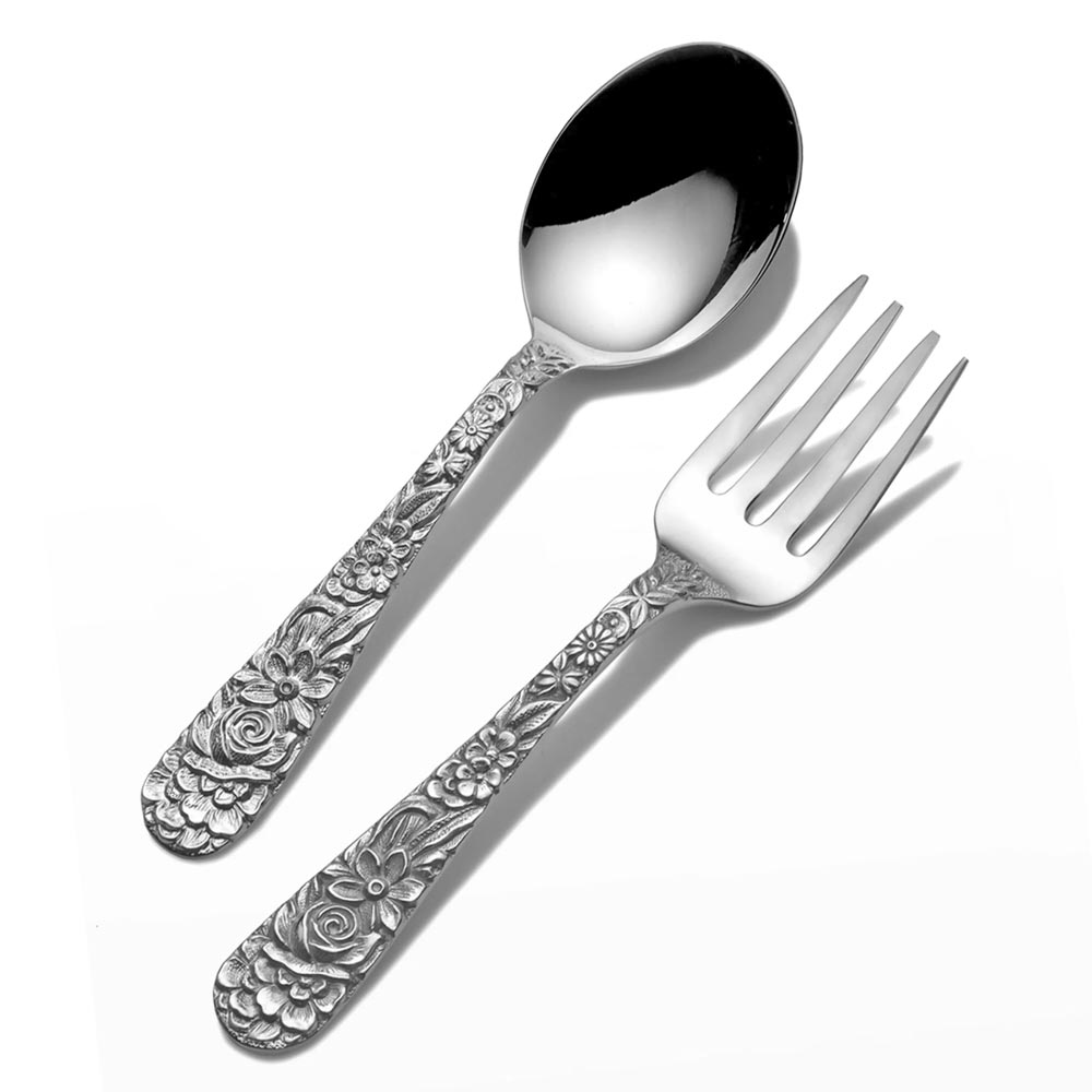 Sterling Collectables: Kirk Repousse 2-Piece Sterling Baby Flatware Set