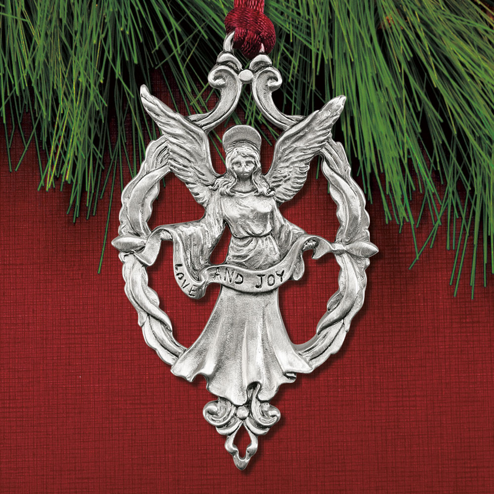 Sterling Collectables: Seagull Pewter Love & Joy Angel Ornament