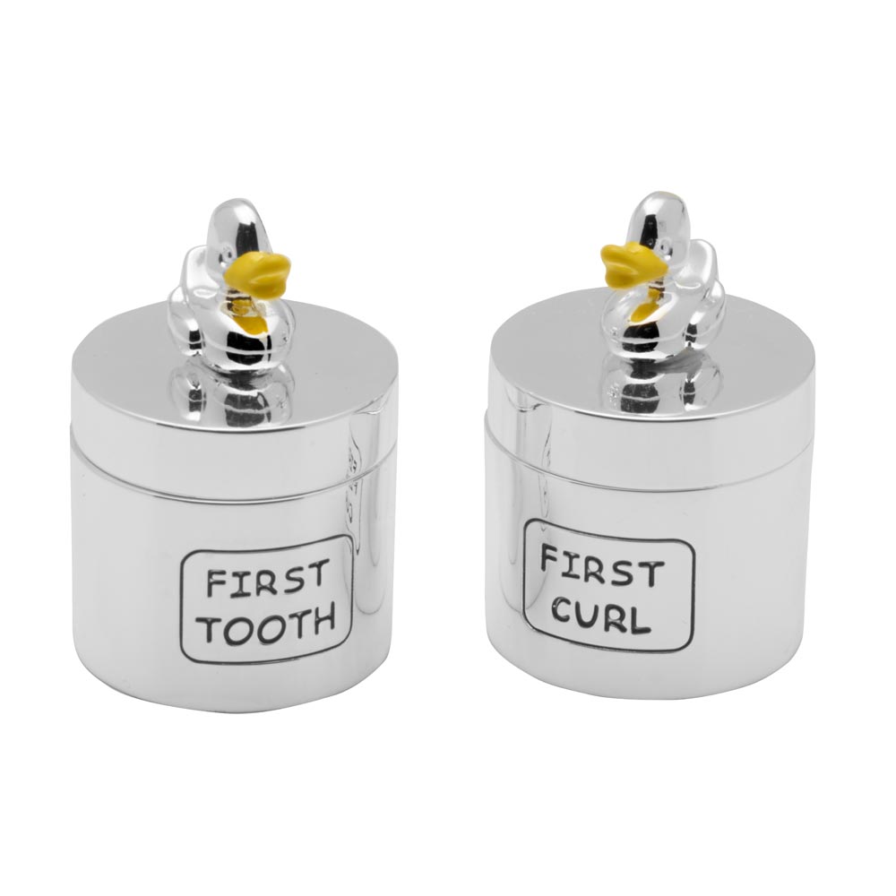 Sterling Collectables: Wallace Baby Duck First Tooth and Curl Box