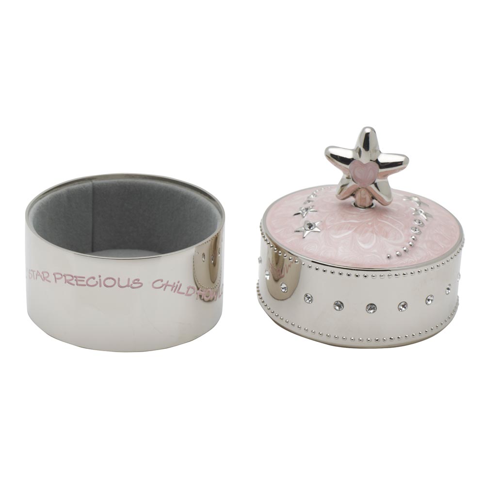 Sterling Collectables: Wallace Baby Pink Star Trinket Musical Box