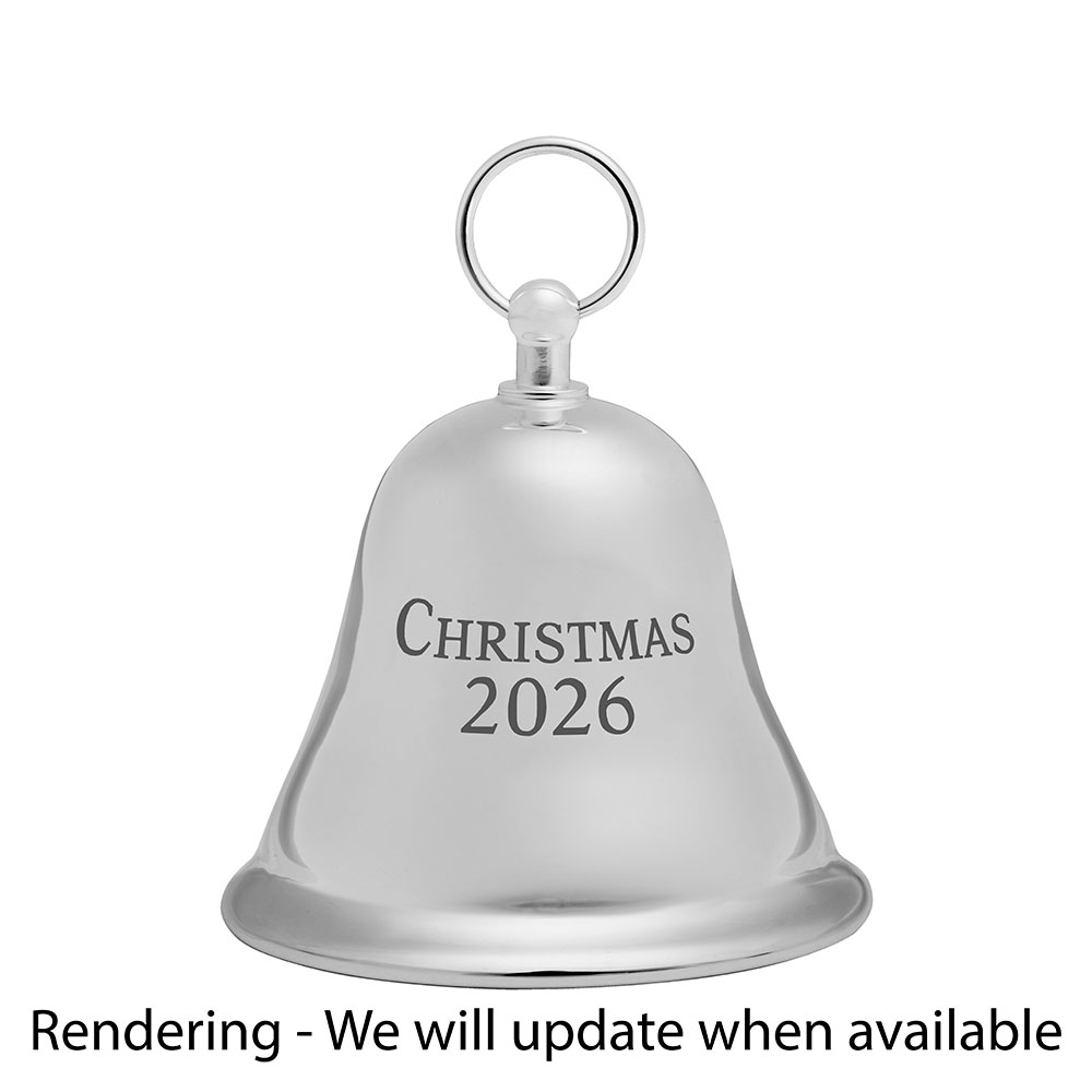 Sterling Collectables: 2026 Fitz and Floyd Bell Silverplate Ornament