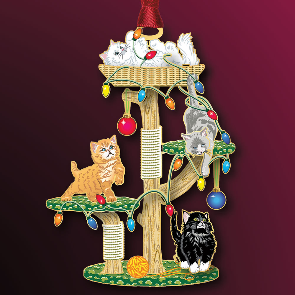 Sterling Collectables: Beacon Design Cats at Play Ornament