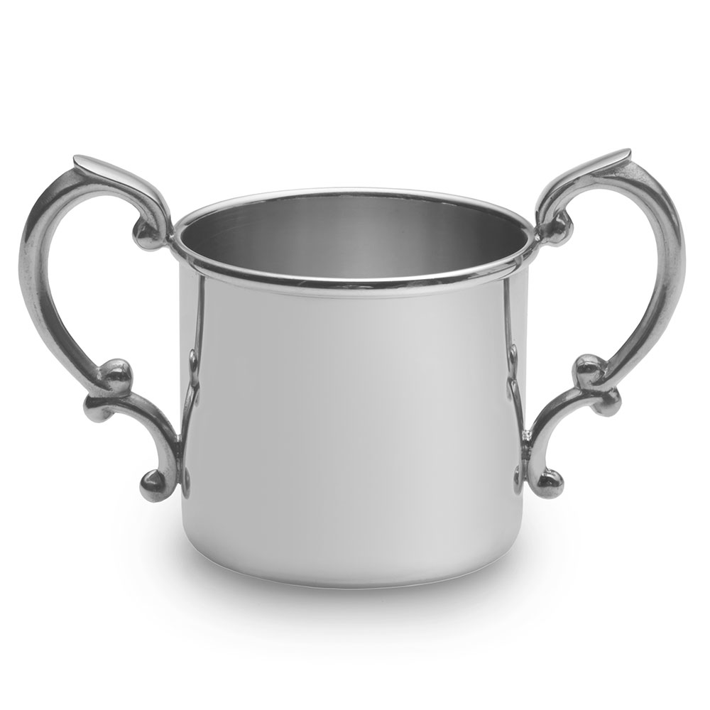 Sterling Collectables: Empire Silver Double Handle Baby Cup Pewter