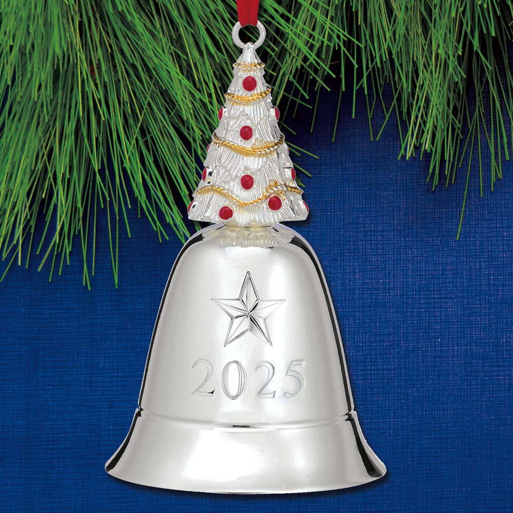 Sterling Collectables: 2025 Lenox Annual Music Bell Silverplate Ornament