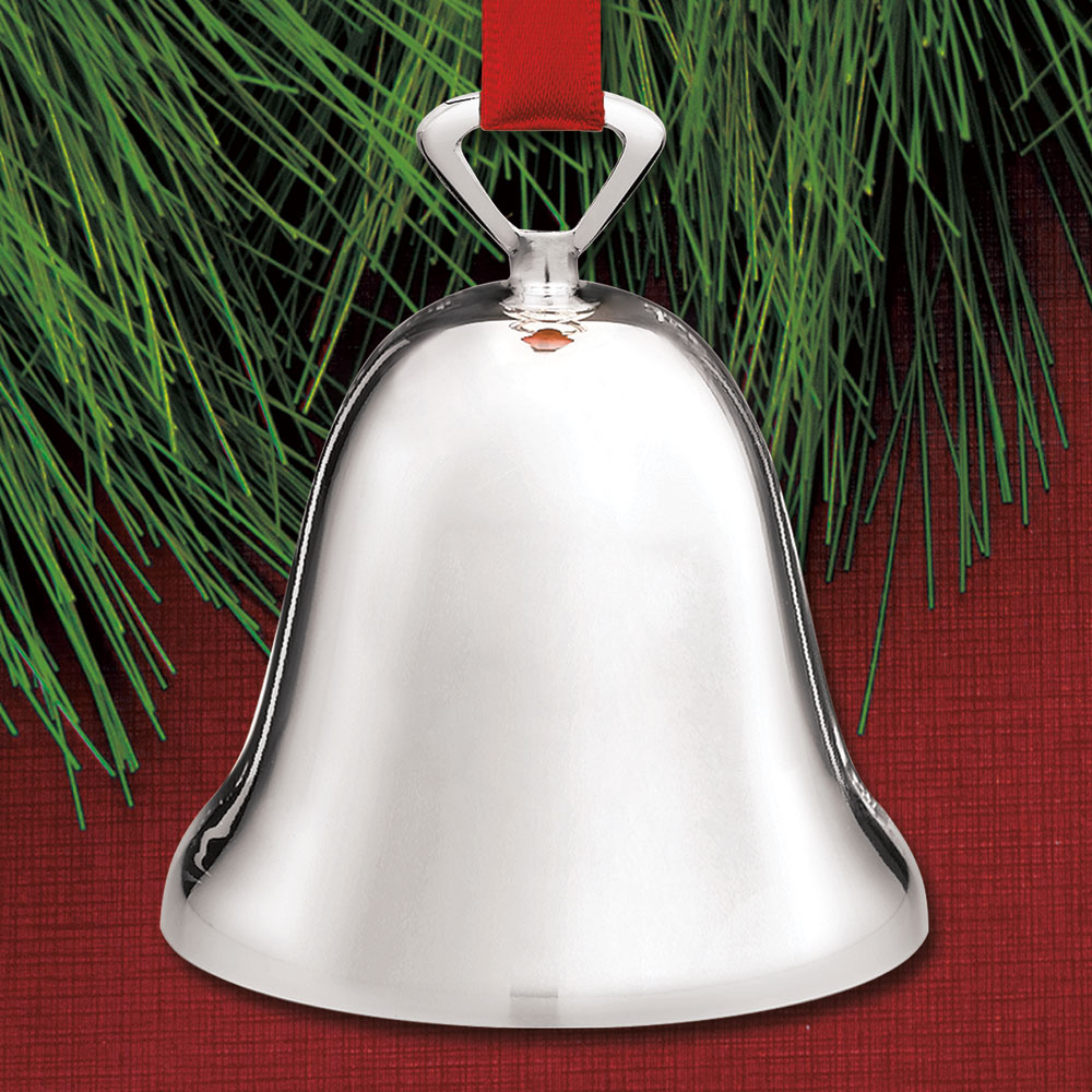 Personalized Silver Bell Personalised Believe Bell Christmas