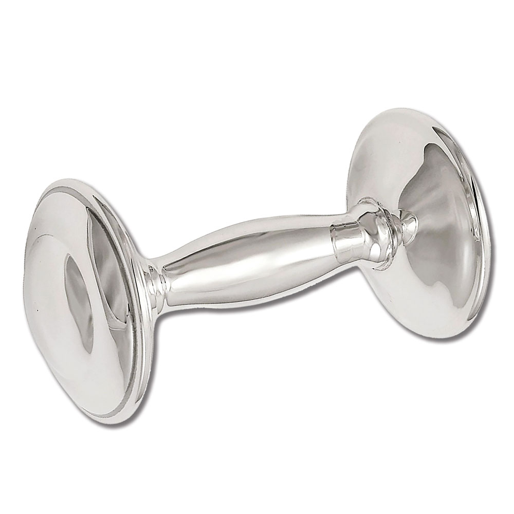 Sterling Collectables: Sterling Collectables Sterling Dumbbell Baby Rattle