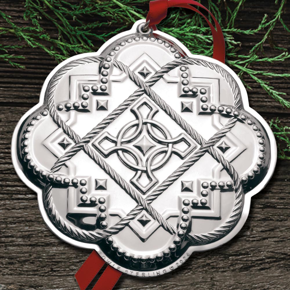 Sterling Collectables: 2024 Towle Celtic 25th Edition Sterling Ornament