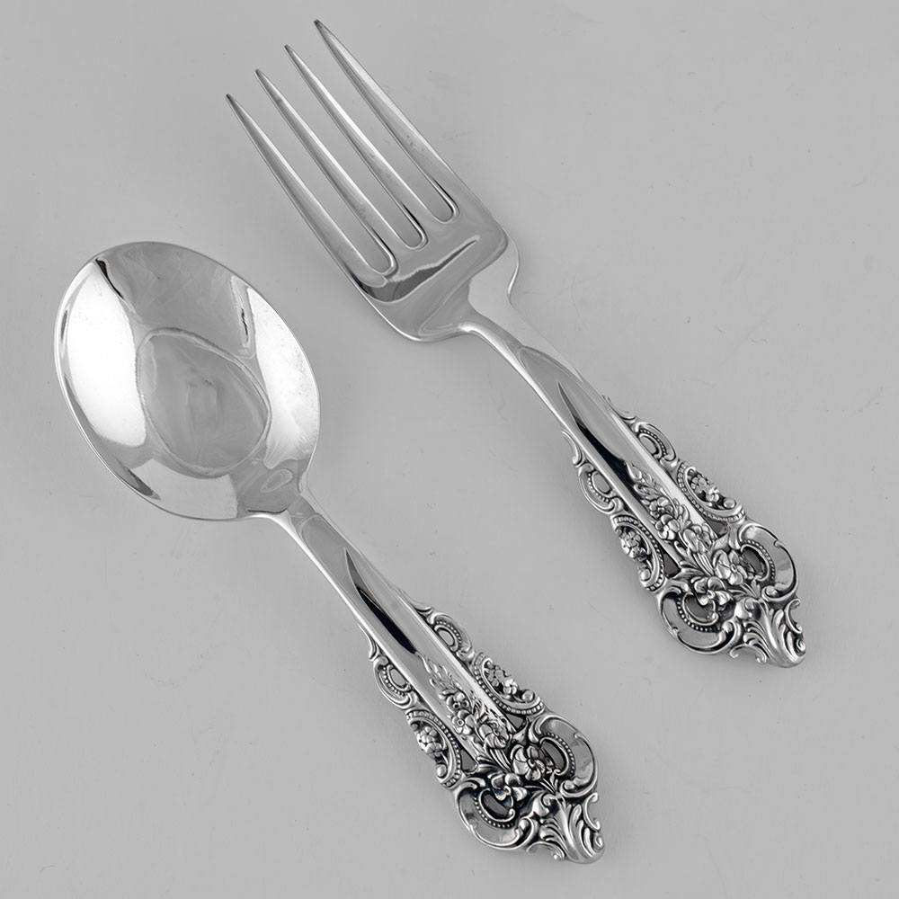 Sterling Collectables: Wallace Grand Baroque 2 Piece Baby Set Sterling ...