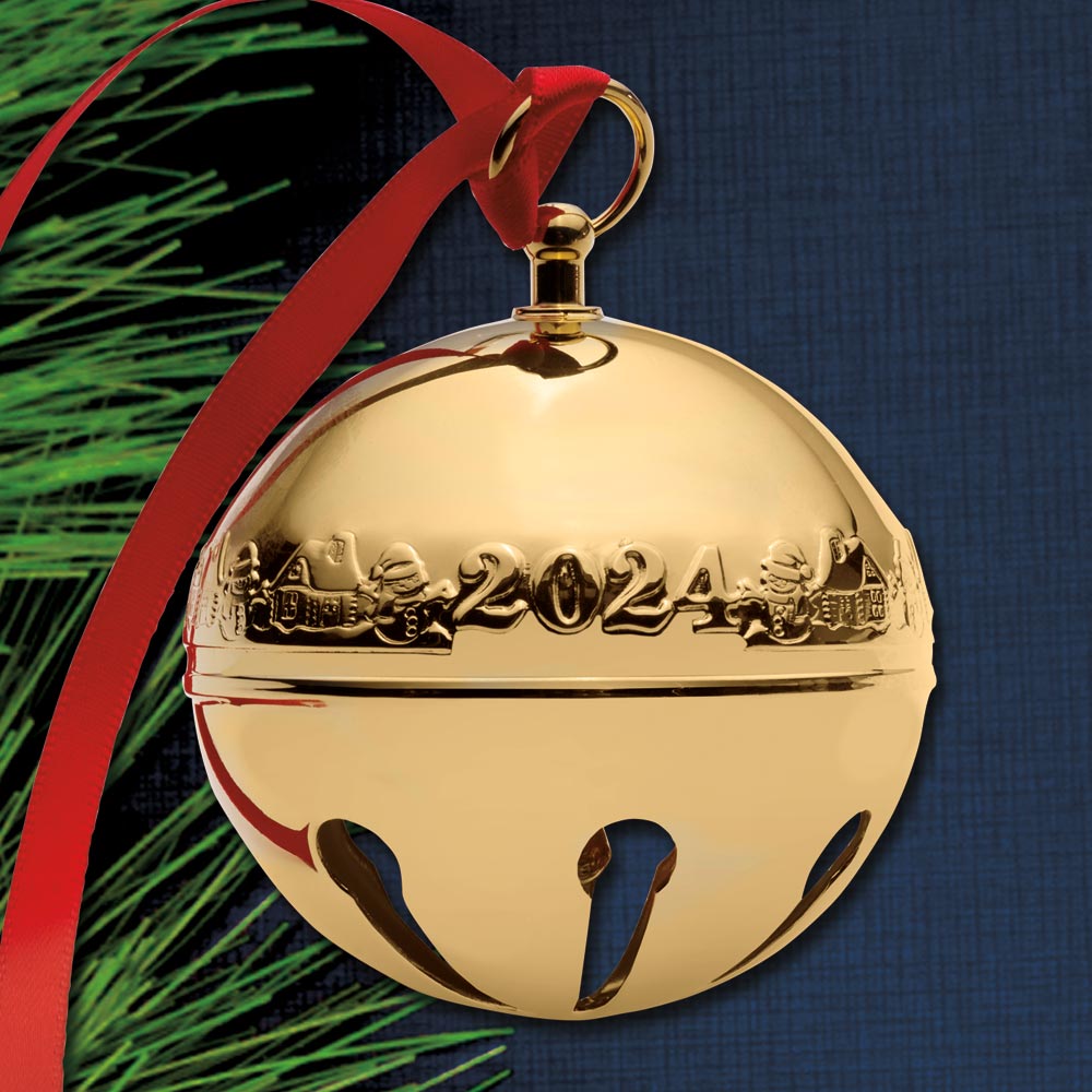 Sterling Collectables: 2024 Wallace Sleigh Bell 35th Edition Goldplate ...