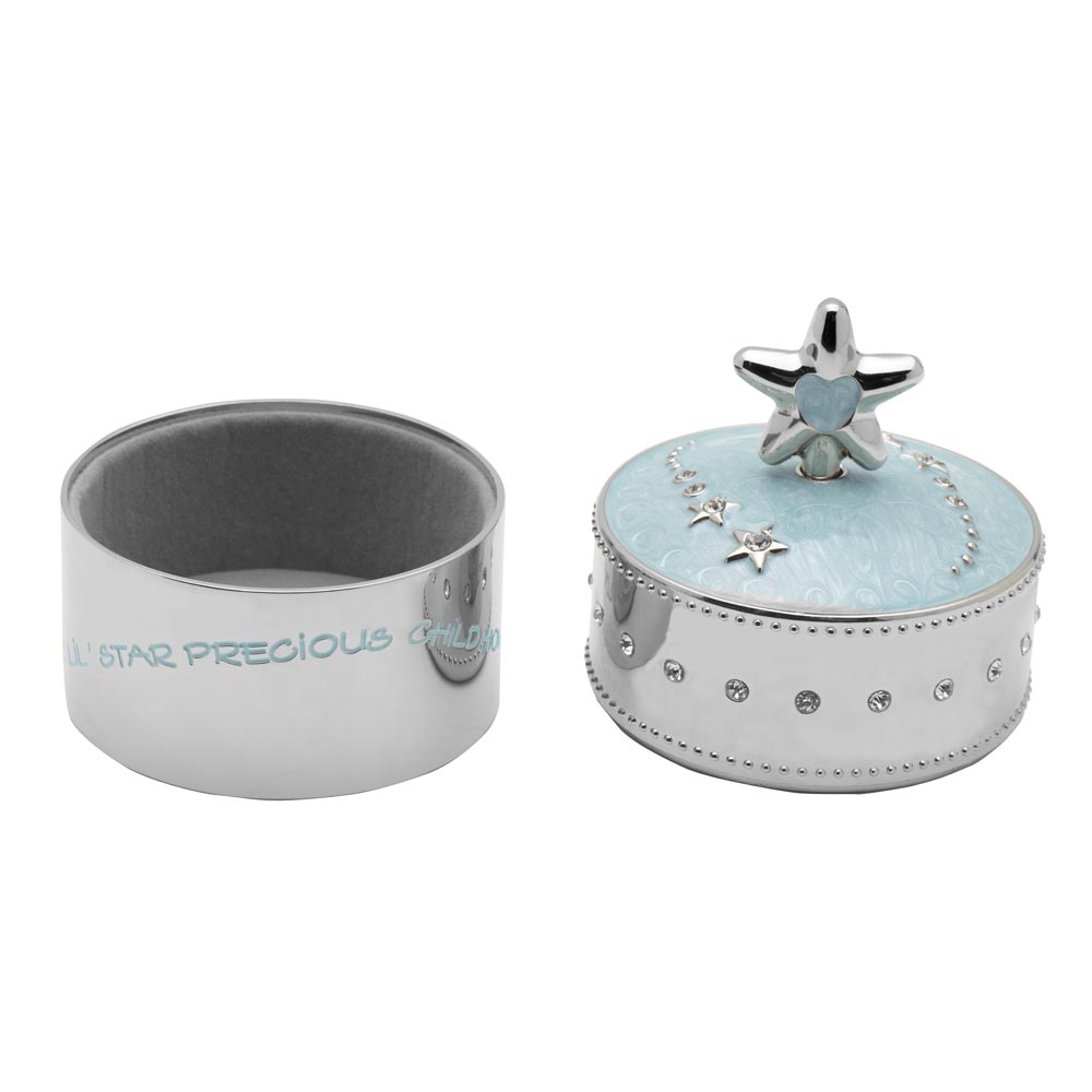 Sterling Collectables: Wallace Baby Blue Star Trinket Musical Box