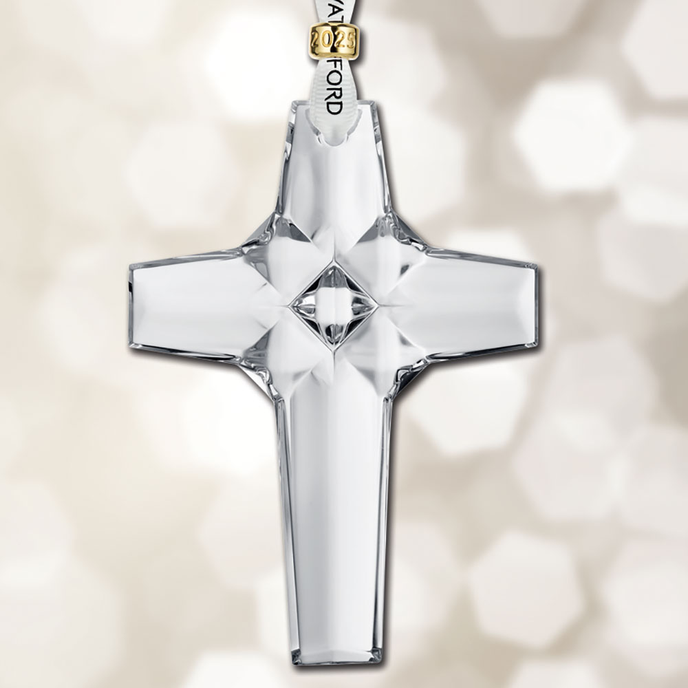 Sterling Collectables: 2025 Waterford Cross Annual Crystal Ornament