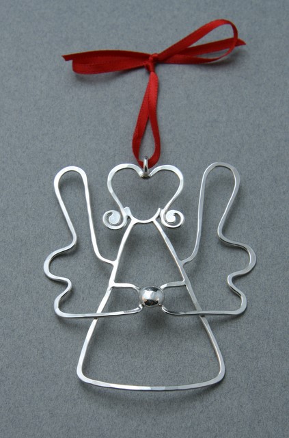 Sterling Collectables: Dan Dye Angel Sterling Ornament
