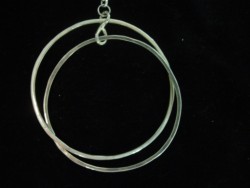 Sterling Collectables: Dan Dye Double Circle Sterling Ornament