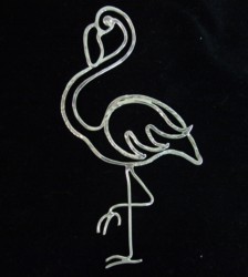 Sterling Collectables: Dan Dye Flamingo Sterling Ornament