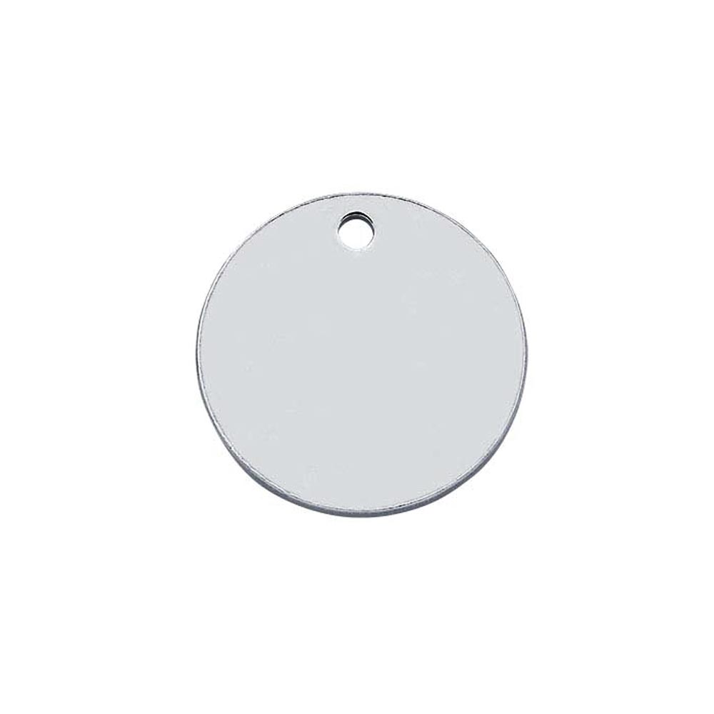 Sterling Collectables: Round Engravable Sterling Tag