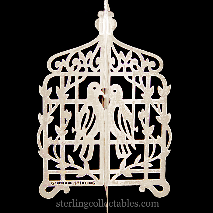 Sterling Collectables: Gorham Filigree Dove Sterling Ornament
