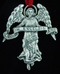 Sterling Collectables: 1996 Hand & Hammer Angel USHS Sterling Ornament
