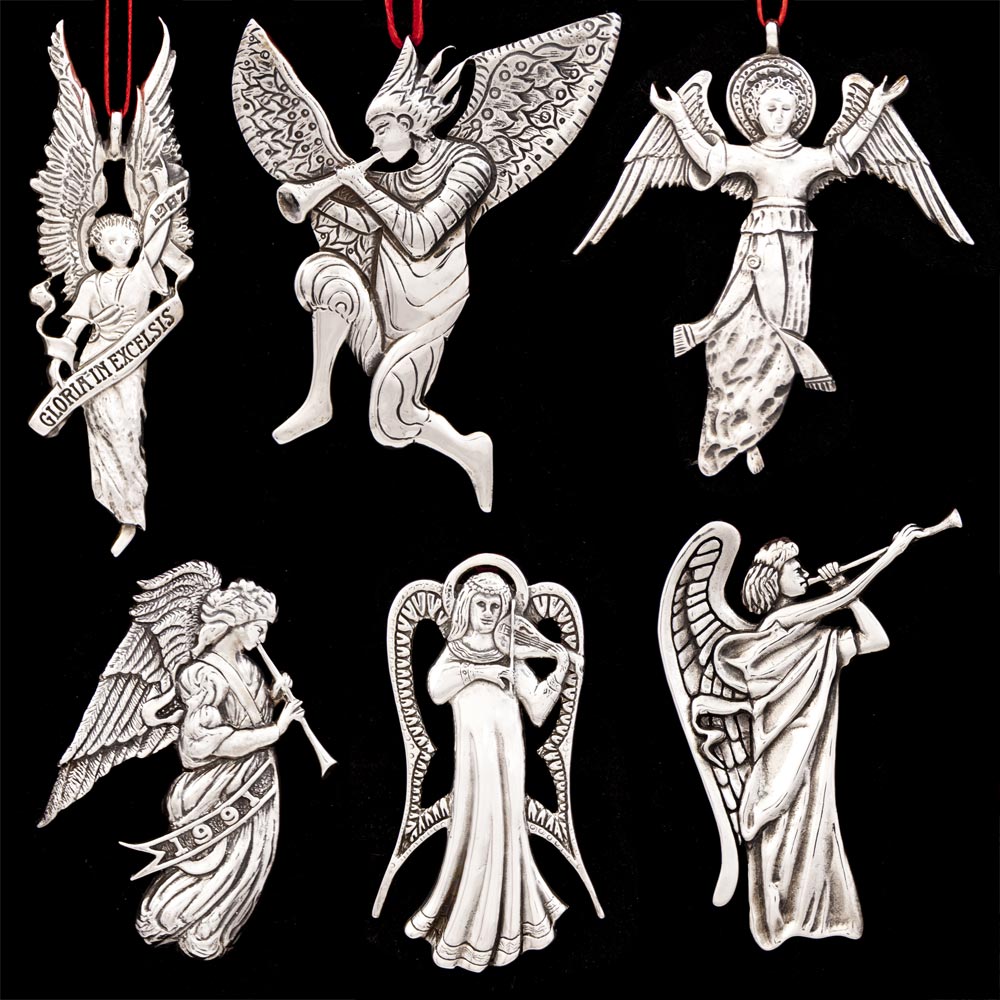 Sterling Collectables: Hand & Hammer USHS Angel Sterling Ornament Set