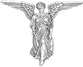 Sterling Collectables: Hand & Hammer Angel of the Water Sterling Ornament