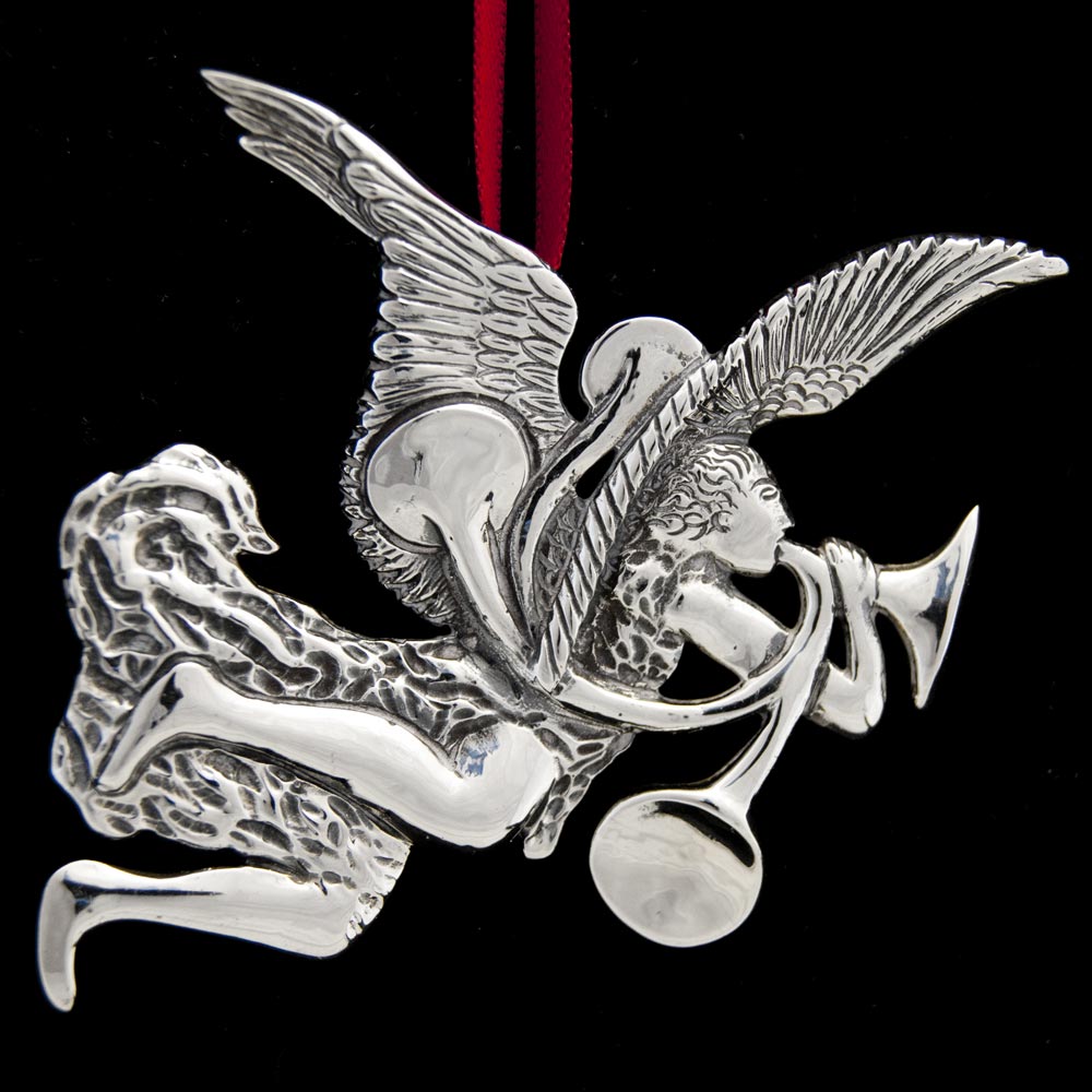Sterling Collectables: Hand & Hammer Sargent Angel Sterling Ornament
