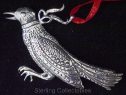 Sterling Collectables: Hand & Hammer Nightingale Sterling Ornament