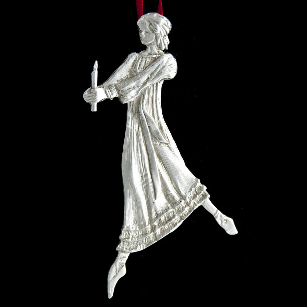 Sterling Collectables: June Anne Hare Nutcracker Clara Sterling Ornament