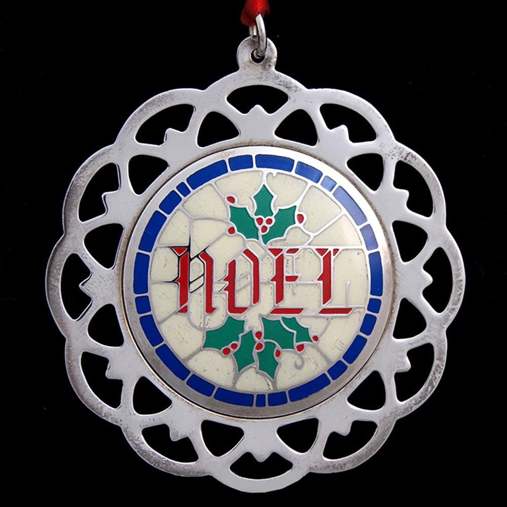 Sterling Collectables: 1983 Lunt Noel Sterling & Enamel Ornament