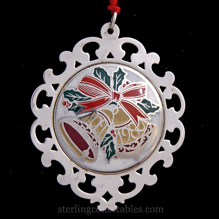 Sterling Collectables: 1980 Lunt Noel Sterling & Enamel Ornament