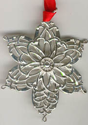 Sterling Collectables: 1999 Lunt Snowflake Sterling Ornament