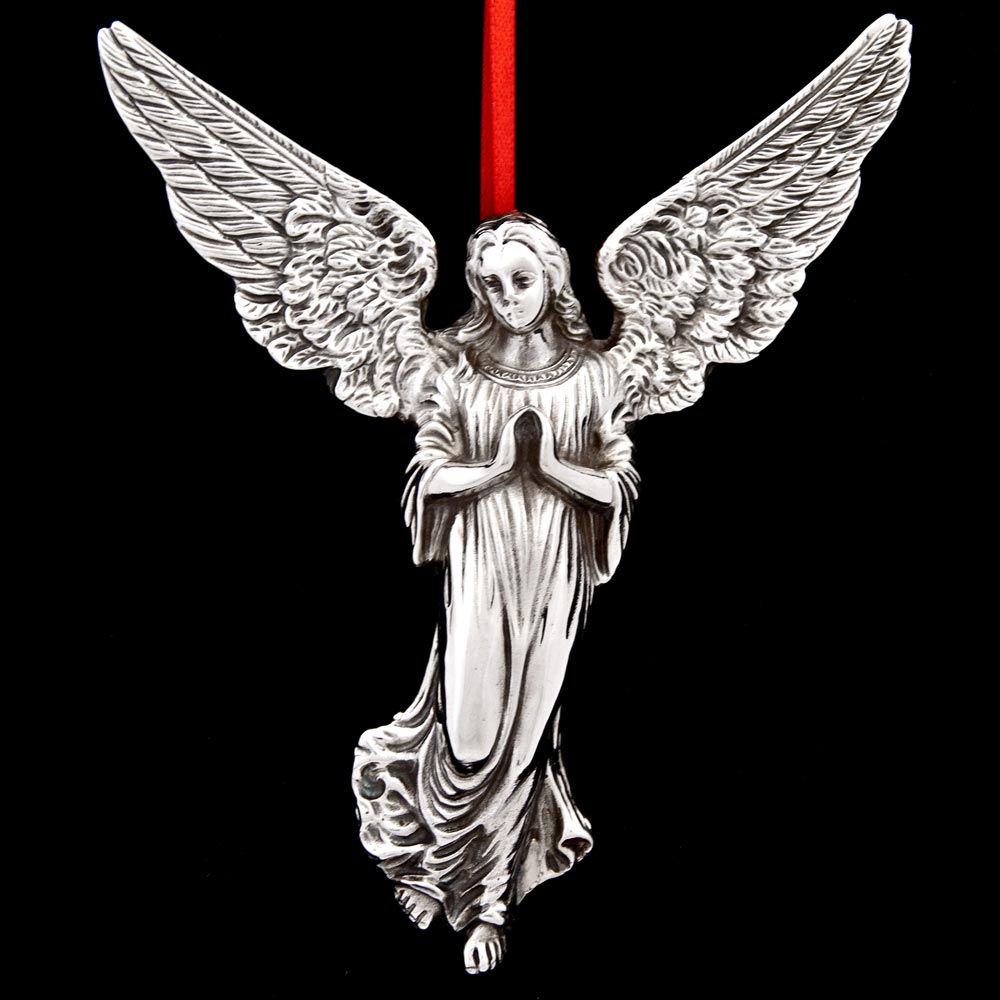 Sterling Collectables: Mara Large Angel Sterling Ornament