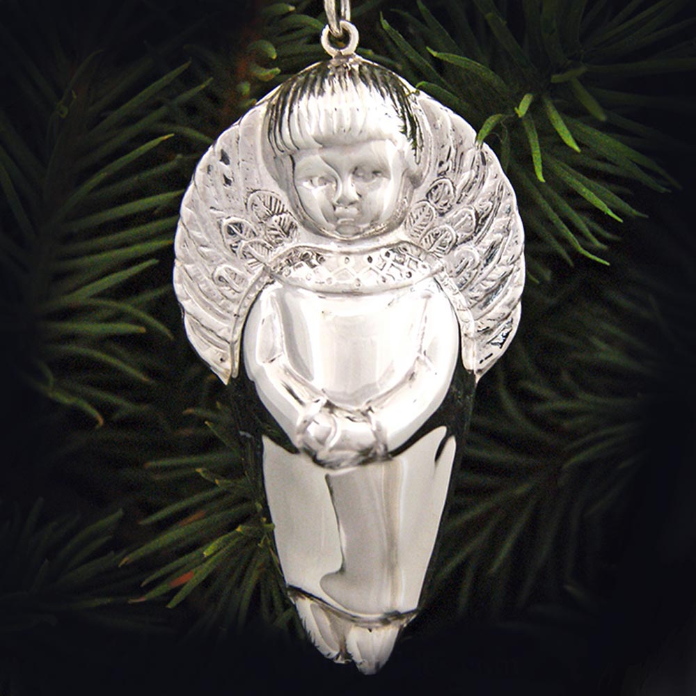 Sterling Collectables: Standing Angel Sterling Ornament