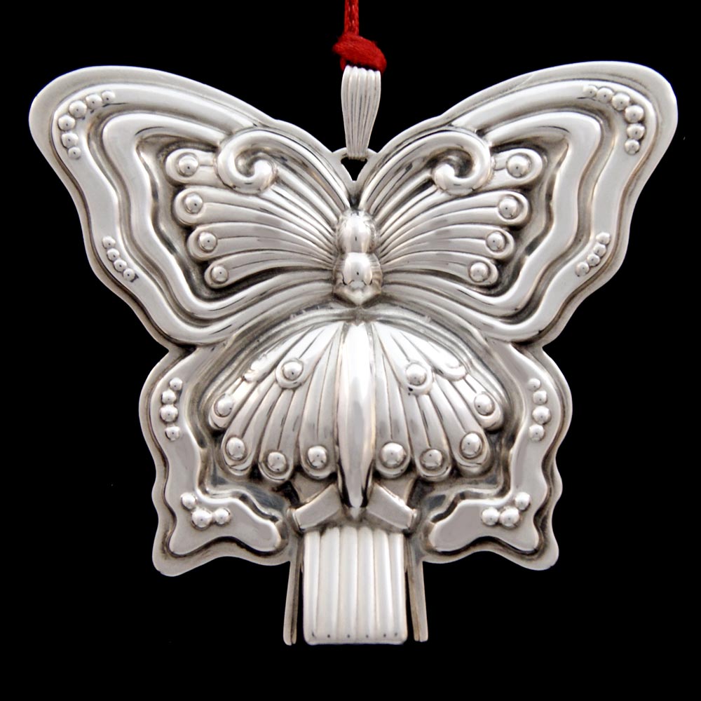 Sterling Collectables: * Reed & Barton Butterfly Whistle Sterling Ornament