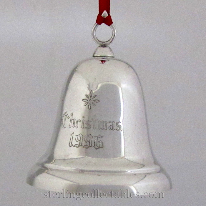 Sterling Collectables: 1996 Reed & Barton Sterling Bell Ornament