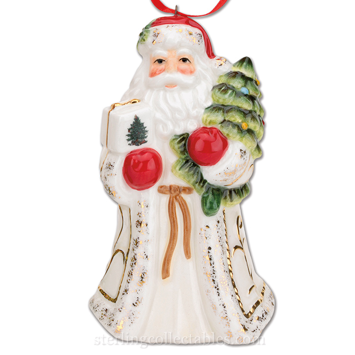 Sterling Collectables: 2015 Spode Santa Porcelain Ornament