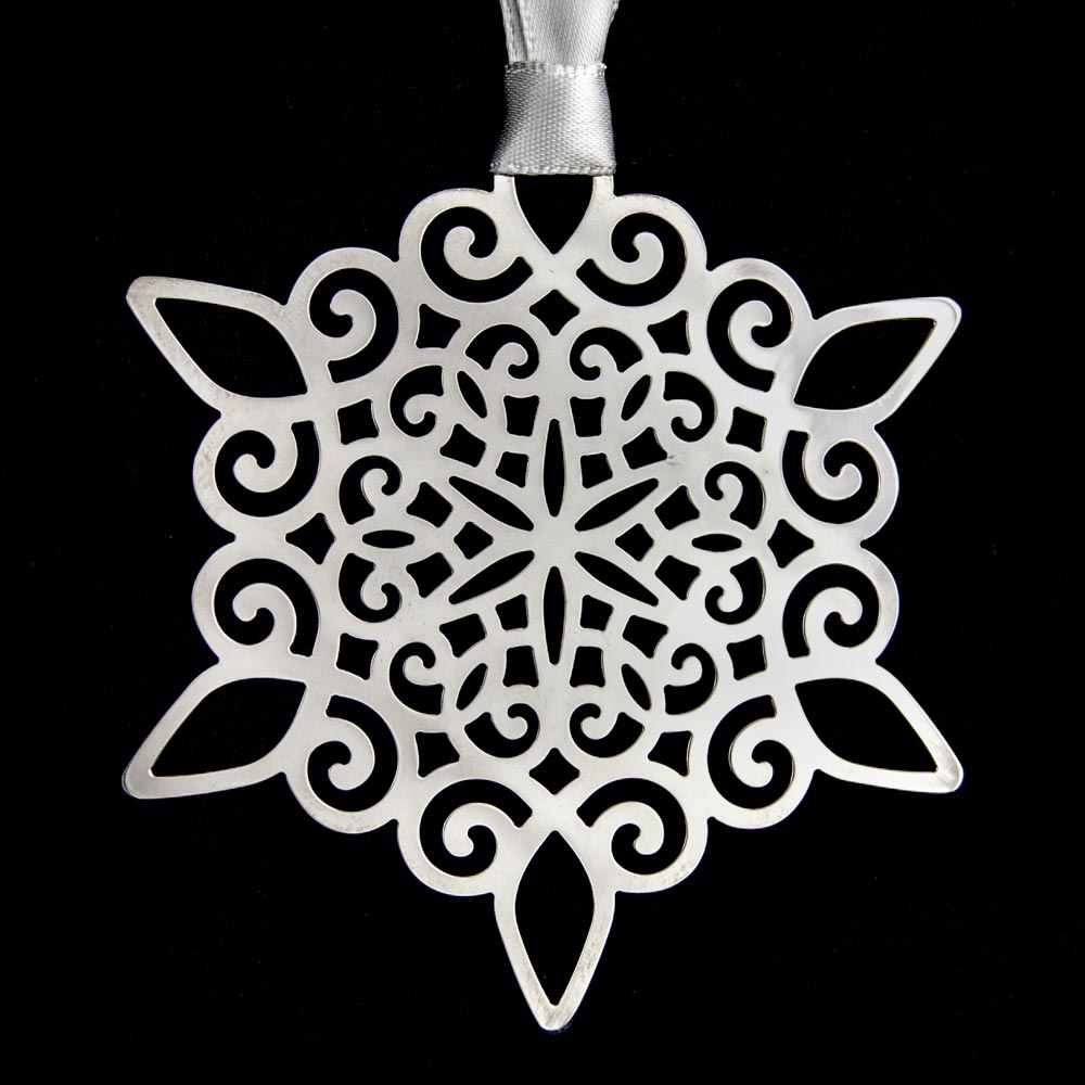 Sterling Collectables: Tiffany Snowflake Sterling Ornament