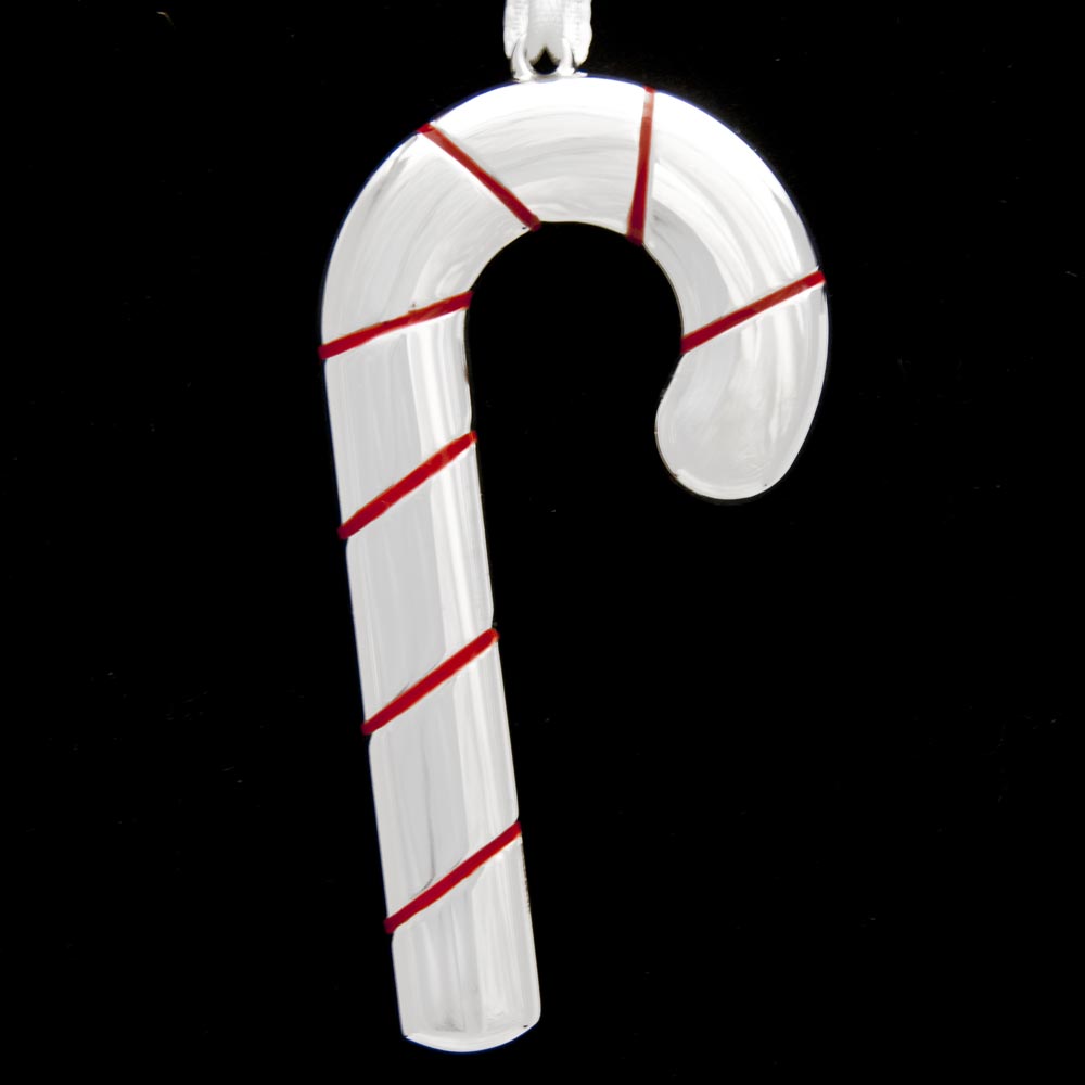 Sterling Collectables: Tiffany Candy Cane Sterling Ornament