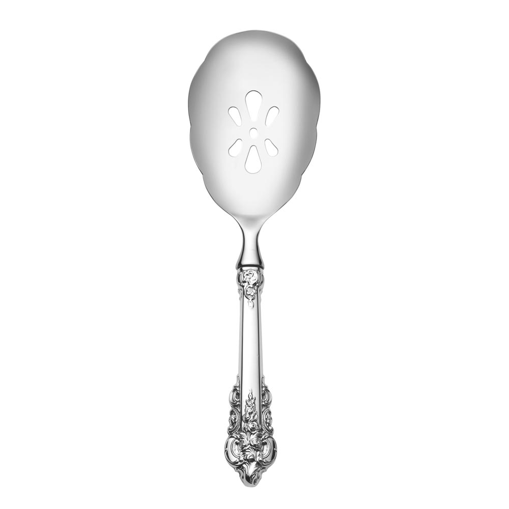 Sterling Collectables: Wallace Grande Baroque Pierced Serving Spoon ...