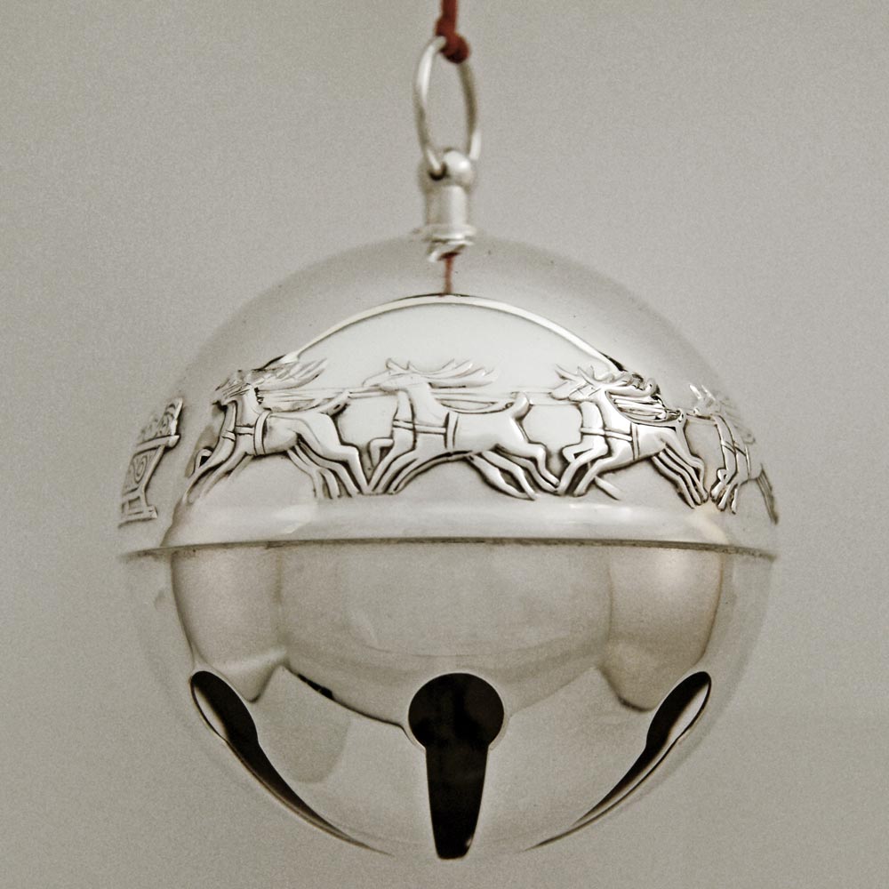 Sterling Collectables: 1972 Wallace Sleigh Bell Silverplate Ornament