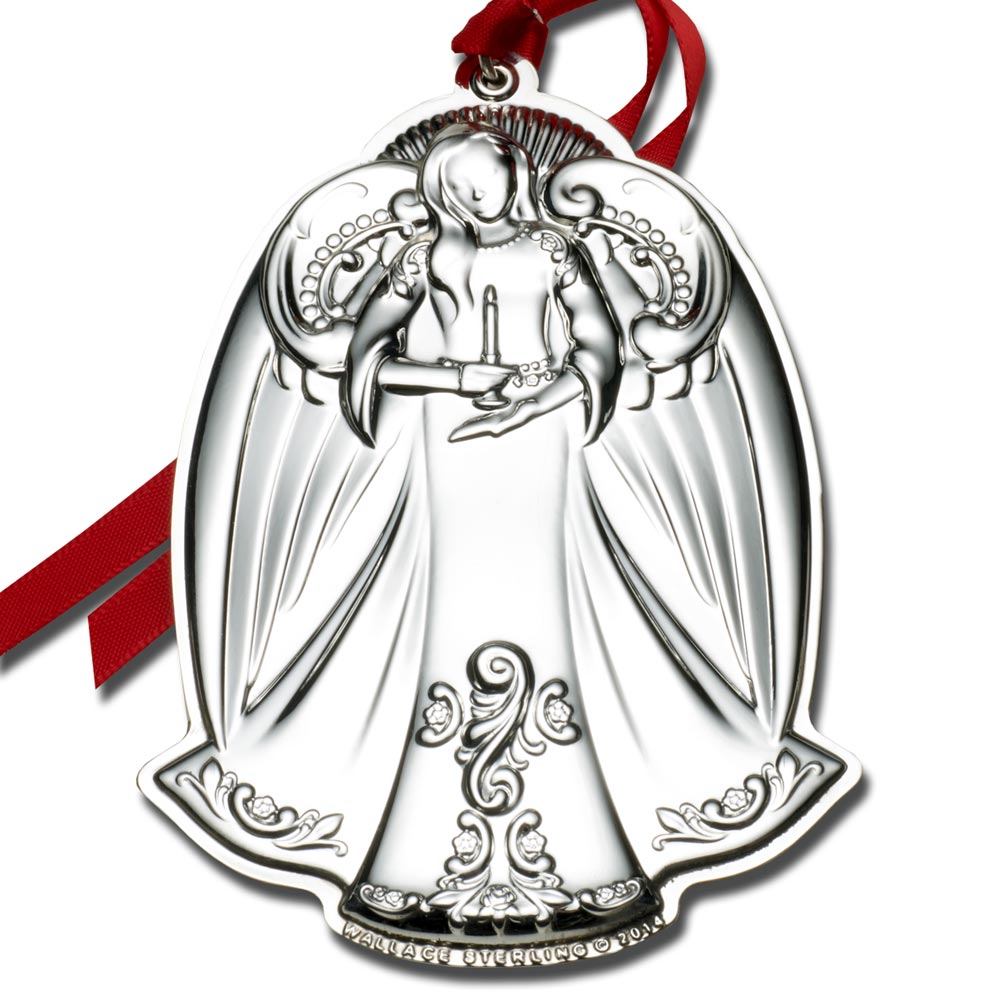 Sterling Collectables: 2014 Wallace Angel 14th Edition Sterling Ornament